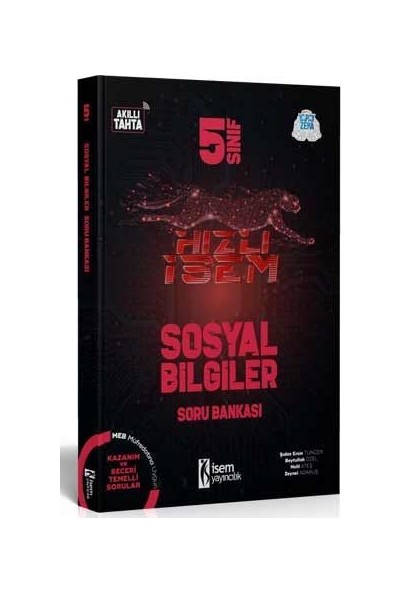 Isem Yayıncılık 5. Sınıf Hızlı Isem Sosyal Bilgiler Soru Bankası