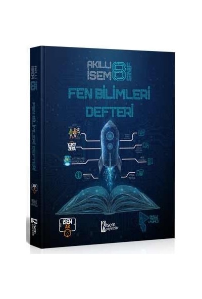 Isem Yayıncılık 8. Sınıf Akıllı Isem Fen Bilimleri Defteri