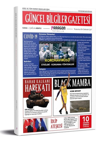 Paragon Yayıncılık 2020 Kpss ve Tüm Kurum Sınavları Için Güncel Bilgiler Gazetesi Paragon Yayıncılık 2020 Kpss ve Tüm Kurum Sınavları Için Güncel Bilgiler Gazetesi