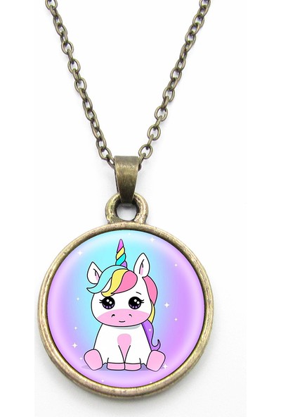 Bsb Unicorn Epoksi Kolye