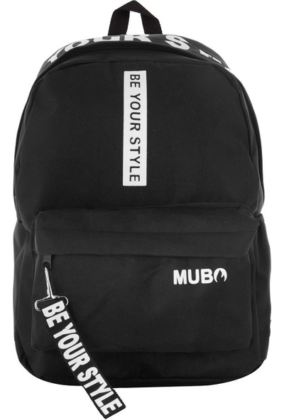 Mubo 1901 Sırt Çantası Be Your Style Siyah Beyaz