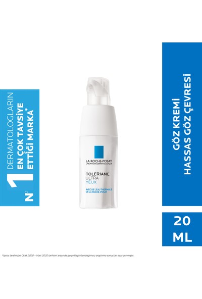 La Roche-Posay Toleriane Ultra Yeux Göz Çevresi Kremi Alerjiye Eğilim Gösteren 20ml La Roche-Posay Toleriane Ultra Yeux Göz Çevresi Kremi Alerjiye Eğilim Gösteren 20ml