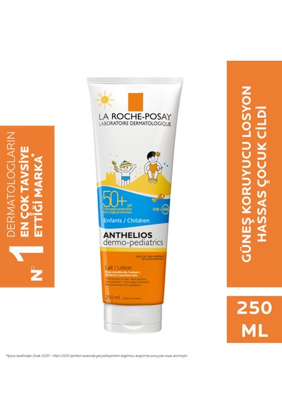 La Roche Posay Anthelios SPF 50+ Çocuklar için Güneş Losyonu 250 ml La Roche Posay Anthelios SPF 50+ Çocuklar için Güneş Losyonu 250 ml