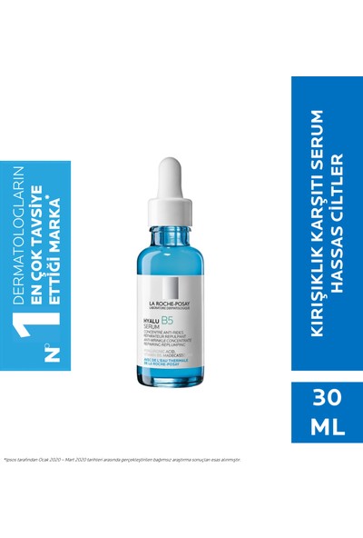 La Roche Posay Hyalu B5 Serum Hyalüronik Asit ve Vitamin B5 ile Nemlendirme ve Dolgunlastırma 30 ml