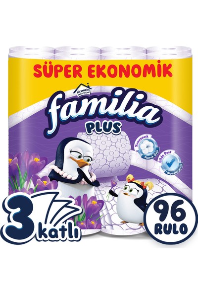 Familia Plus Parfümlü Tuvalet Kağıdı 96 Rulo Familia Plus Parfümlü Tuvalet Kağıdı 96 Rulo