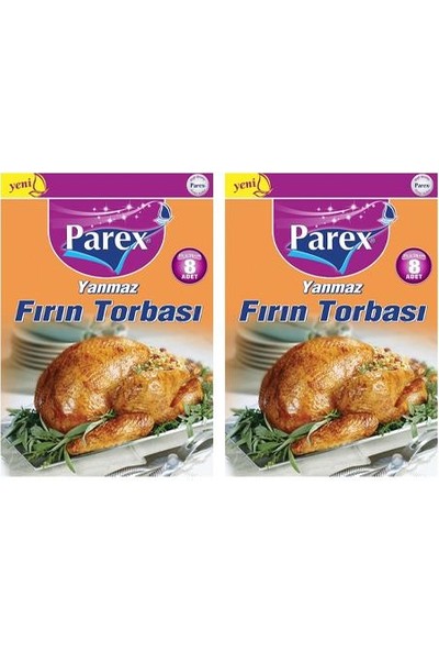 Parex Yanmaz Fırın Torbası 2 Li Paket