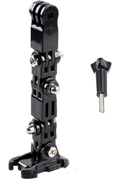 Knmaster Tüm Aksiyon Kameralara Uyumlu Ayarlanabilir J Hook Uzun Model