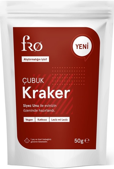Fro Vegan Çubuk Kraker 50 gr