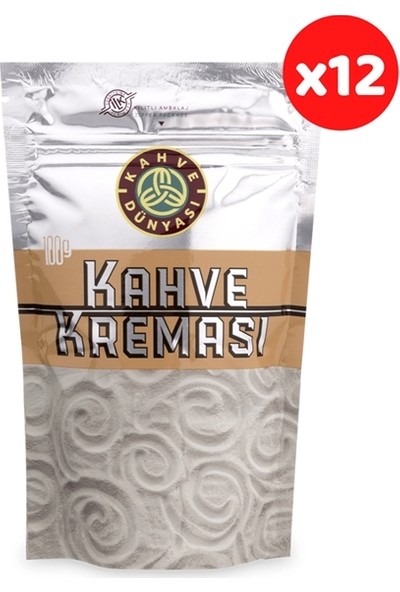 Kahve Dünyası Kahve Kreması 12 Paket 100 gr