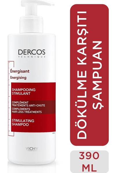 Vichy Dercos Energising Şampuan Saç Dökülme Karşıtı 400ml Vichy Dercos Energising Şampuan Saç Dökülme Karşıtı 400ml