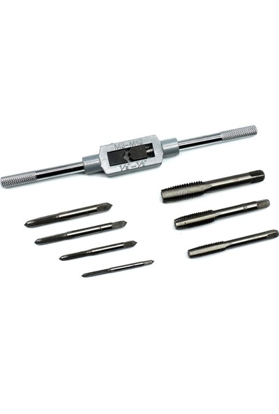 Merttools Tekli Kılavuz Seti ve Kolu 8 Parça