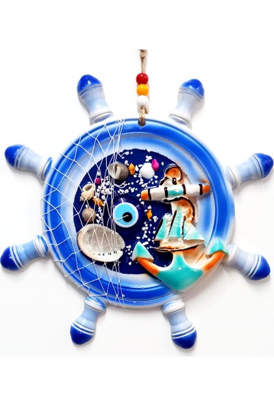 Mixperi Nazar Boncuklu Dümen Duvar Süsü