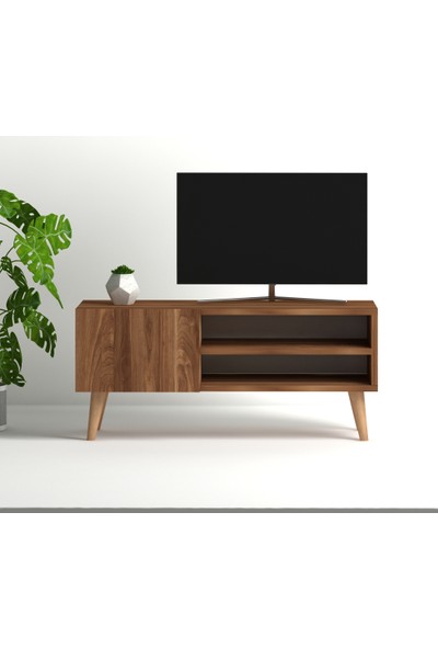 Monte Sehpa Porto Tv Ünitesi - Ceviz