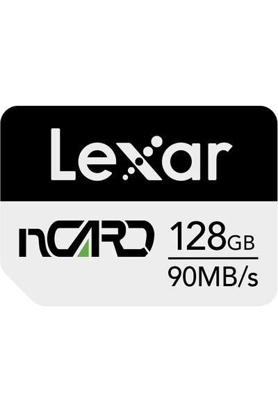 Lexar nCARD 128GB 90MB-70MB/s Nano Memory for 4K Full HD Hafıza Kartı(LNCARD128G-BNNNG) Lexar nCARD 128GB 90MB-70MB/s Nano Memory for 4K Full HD Hafıza Kartı(LNCARD128G-BNNNG)