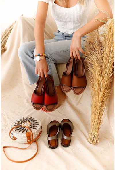 Limoya Kaia Deri Sandalet