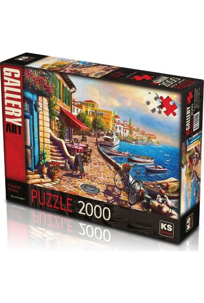 Ks Games A Seaside Holiday 2000 Parça Puzzle 22511
