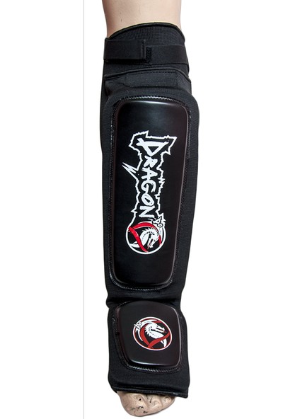 Dragon 40606 Mma, Muay Thai, Kick Boks Elastik Kaval Koruyucu Takviyeli - Siyah