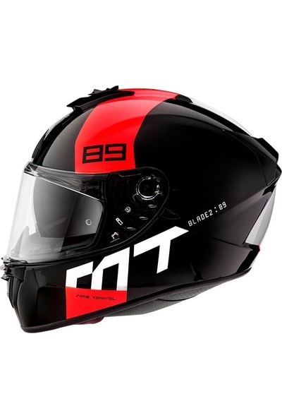 mt Kask mt Blade 2 Sv 89 B5 Gloss Pearl Red Güneş Vizörlü.