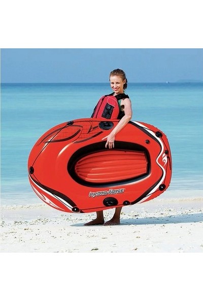 Bestway Hydro Force Şişme Bot - 80KG (1 Kişilik) - 155X97CM-61099 Bestway Hydro Force Şişme Bot - 80KG (1 Kişilik) - 155X97CM-61099