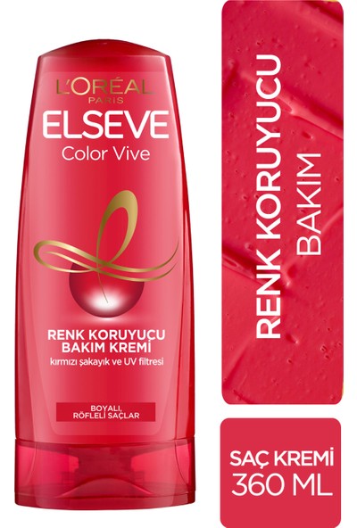 L'Oréal Paris Elseve Colorvive Renk Koruyucu Bakım Kremi 360 ml L'Oréal Paris Elseve Colorvive Renk Koruyucu Bakım Kremi 360 ml