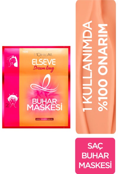 Elseve Dream Long Saç Buhar Maskesi 20 ml Elseve Dream Long Saç Buhar Maskesi 20 ml