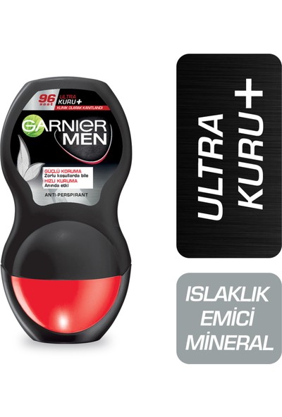 Garnier Men Ultra Kuru Roll-On 50 ml