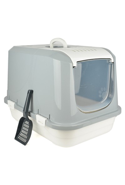 Flip Lüx Kapaklı Kedi Tuvaleti Büyük Flip Lüx Kapaklı Kedi Tuvaleti Büyük