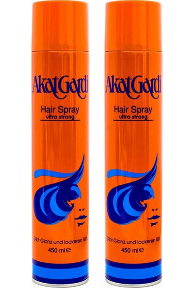 Akat Gardı Turuncu Saç Spreyi 450 ml x 2 Adet