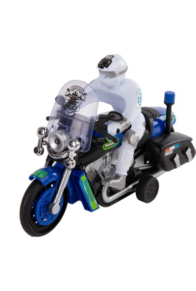 Canda Oyuncak Işık ve Ses Efektli Polis Motoru