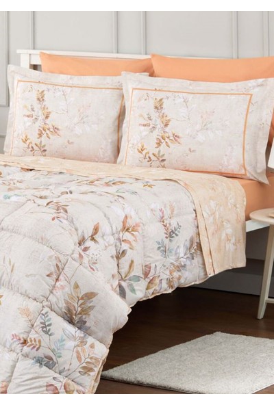 Özdilek Autumn Floret Çift Kişilik Uyku Seti Oranj Özdilek Autumn Floret Çift Kişilik Uyku Seti Oranj