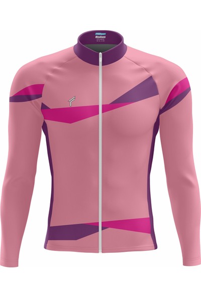 Freysport Braid Bisiklet Forması - Uzun Kollu Pembe Freysport Braid Bisiklet Forması - Uzun Kollu Pembe