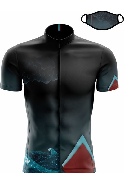 Freysport Storm Bisiklet Forması - Kısa Kollu Siyah