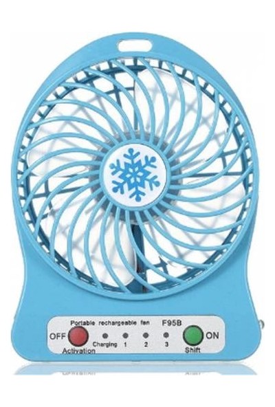 Wonderlust Şarjlı Mini Vantilatör Masa Üstü 3 Kademeli USB Mini Fan Wonderlust Şarjlı Mini Vantilatör Masa Üstü 3 Kademeli USB Mini Fan