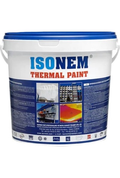 Isonem Thermal Paint Iç ve Dış Cephe Isı Yalıtım Boyası 10 Lt Isonem Thermal Paint Iç ve Dış Cephe Isı Yalıtım Boyası 10 Lt