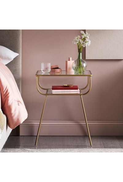 Modabilya Gold Geyik Yan Sehpa Modabilya Gold Geyik Yan Sehpa