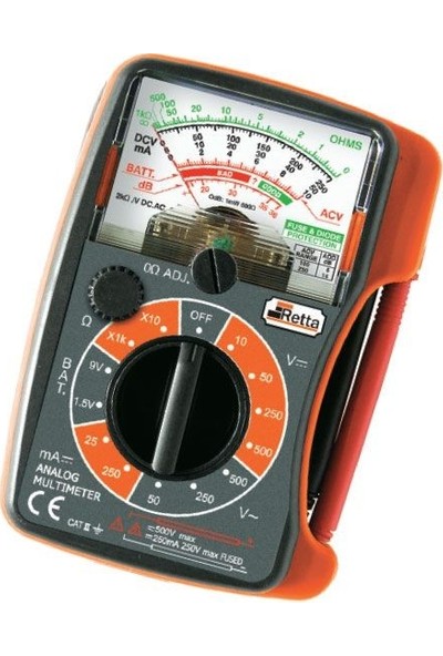 Retta Analog Multimetre RMM0066 Retta Analog Multimetre RMM0066