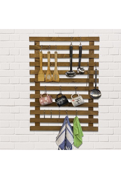 Weblonya Mutfak Rafı Askılık Duvar Askısı Çok Amaçlı Raf 6037