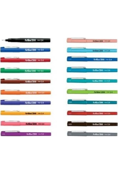 Südor 200 Fineliner İnce Uçlu Yazı ve Çizim Kalemi 0.4 mm 20'li Südor 200 Fineliner İnce Uçlu Yazı ve Çizim Kalemi 0.4 mm 20'li