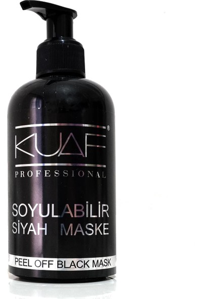 Kuaf Siyah Soyulabilir Maske 250 ml