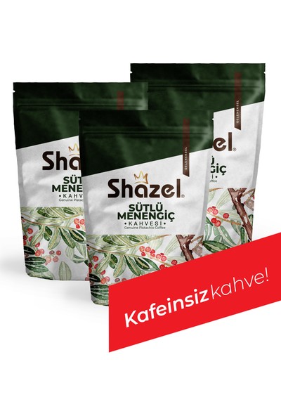 Shazel Sütlü Menengiç Kahvesi- 3'lü X 200 gr Shazel Sütlü Menengiç Kahvesi- 3'lü X 200 gr