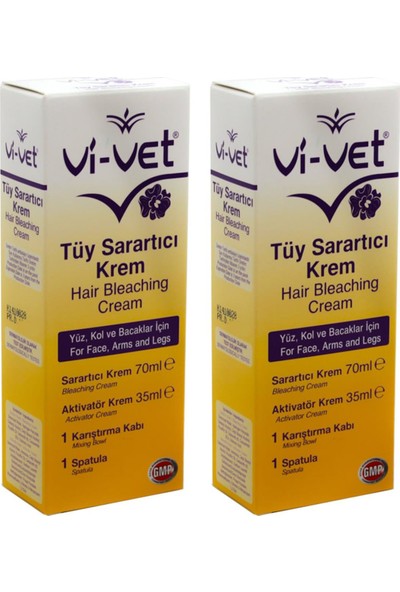 Vi-Vet Ağda Tüy Sarartıcı Krem 70-35 ml x 2 Adet