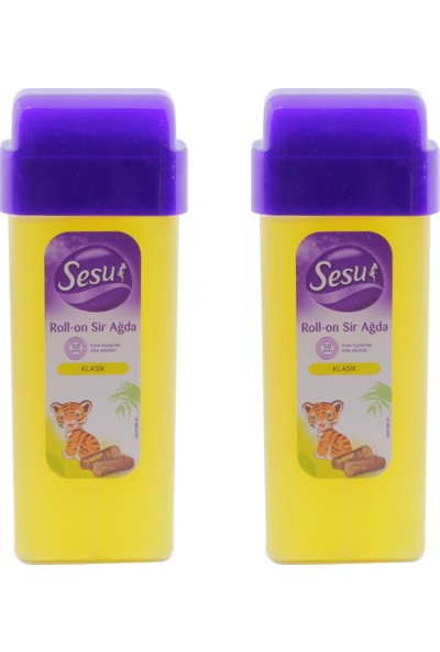 Sesu Kartuş Ağda Klasik 100 ml x 2 Adet Sesu Kartuş Ağda Klasik 100 ml x 2 Adet