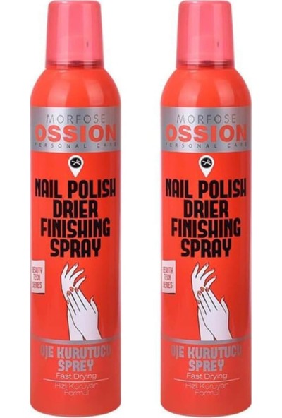 Morfose Ossion Oje Kurutucu Sprey 300 ml x 2 Adet