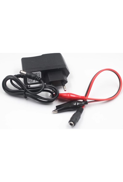 Ata Elektronik 12V Akü Şarj Cihazı Adaptörü Maşalı Kablolu