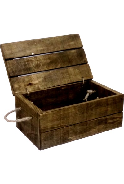 Lime Art Shop Ahşap Dekoratif Kasa Ceviz