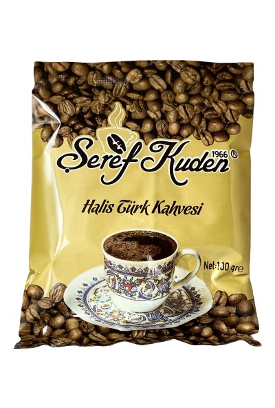 Şeref Kuden Kuru Kahve ve Baharat Halis Türk Kahvesi 100 gr