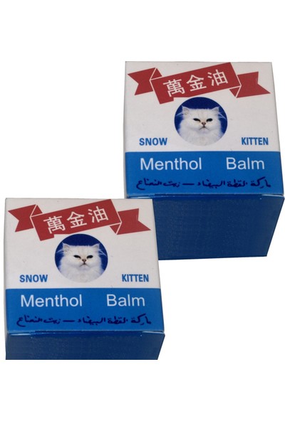 Snow Kitten Menthol Balm 50 gr 2 Adet Snow Kitten Menthol Balm 50 gr 2 Adet