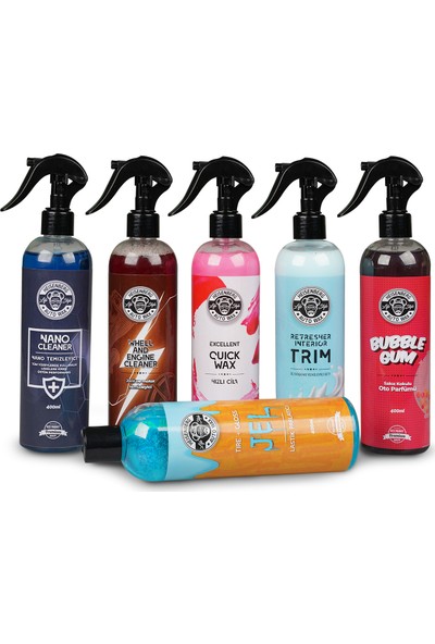 Heisenberg Auto Wax 6'lı Oto Bakım Seti