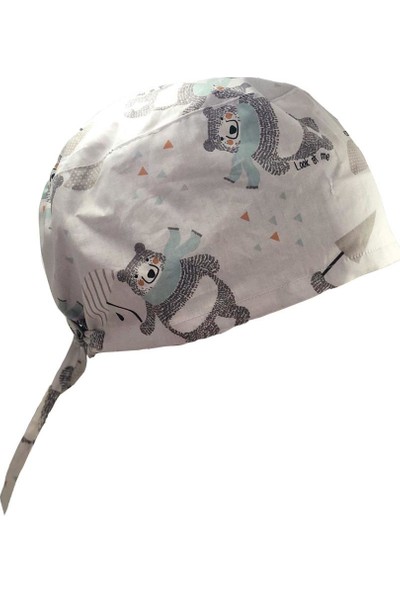 Dr. Mia Dr Mia Doktor Hemşire Aşçı Bone Cerrahi-Desenli Ameliyathane Bonesi