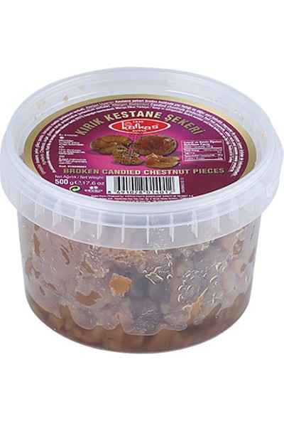 Kafkas Kestane Şekeri Kırık Pls Kap 500 gr